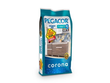 PegacorCeramicoGrisX40KgCorona
